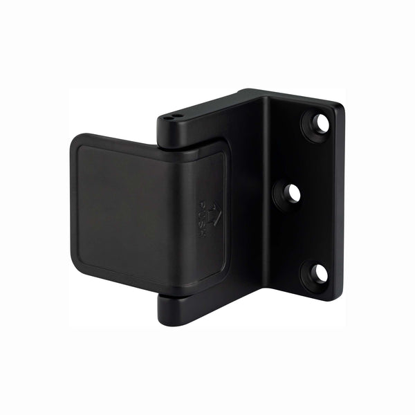 Security Door Guard - Matte Black - Harney Hardware