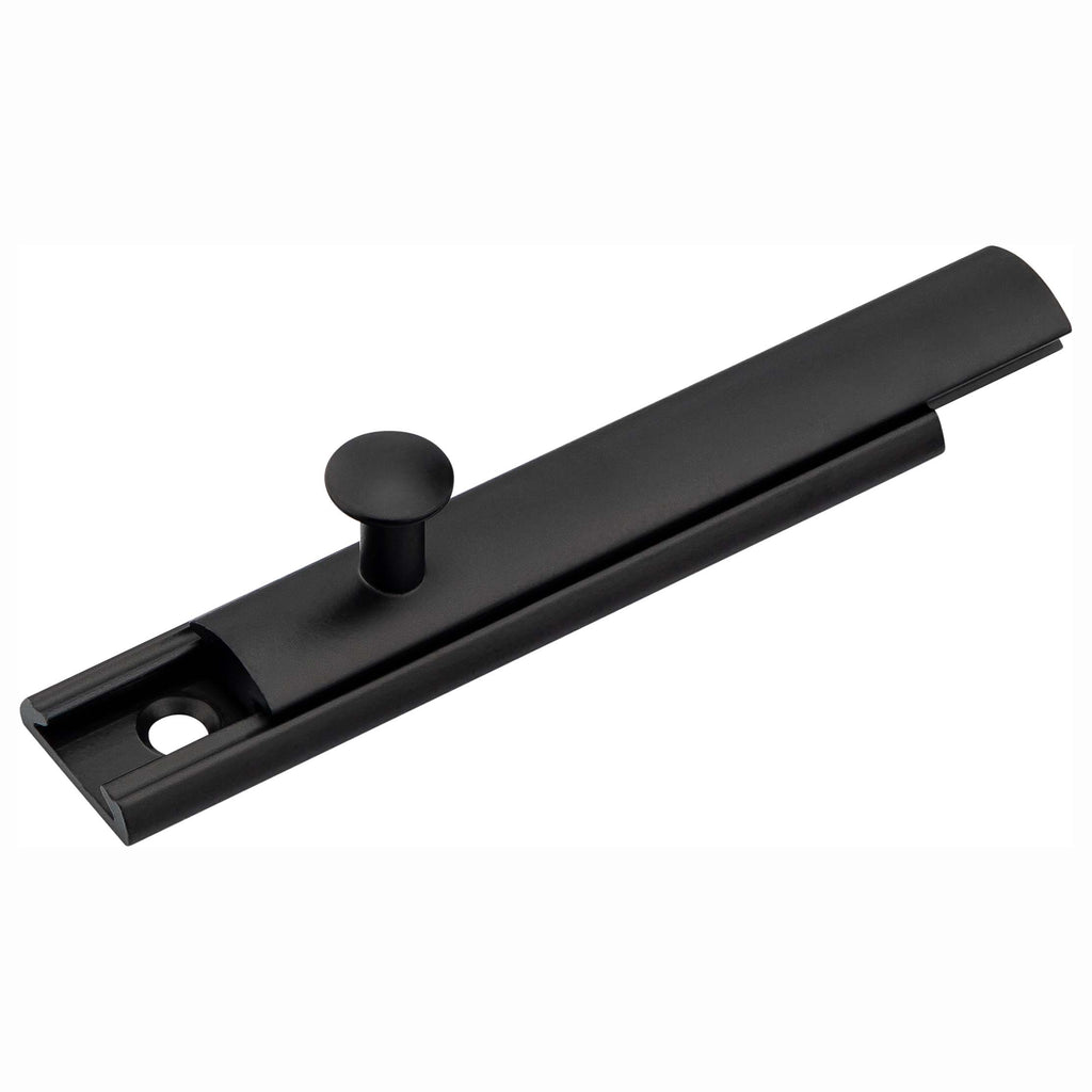 Surface Bolt - Matte Black - Harney Hardware