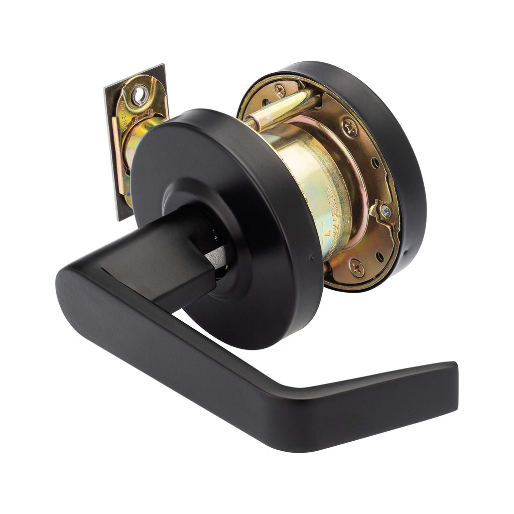 Commercial Door Lever Set Exit Connecting Room Function - Powder Coated ...