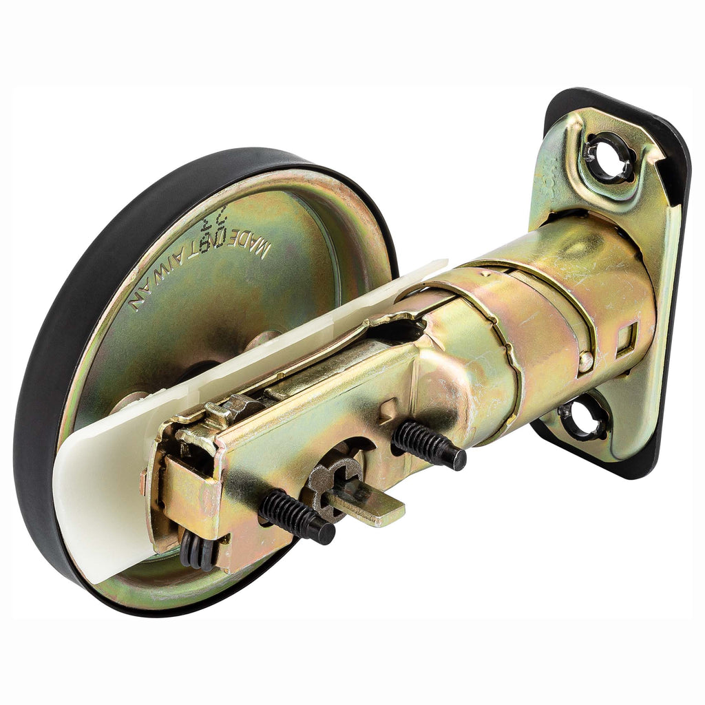 Single Sided Keyless Deadbolt - Matte Black Finish - Harney Hardware