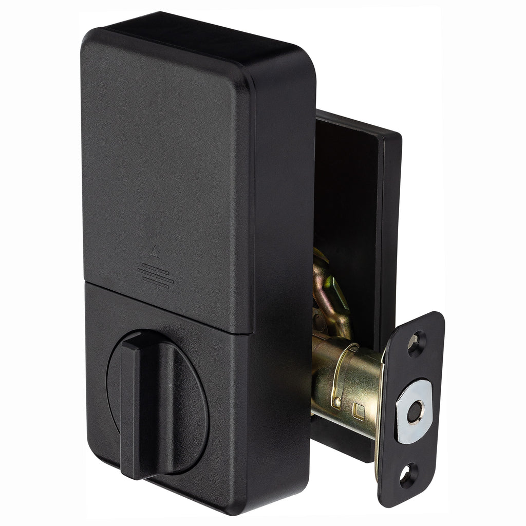 Electronic Keyless Deadbolt - Matte Black - Harney Hardware
