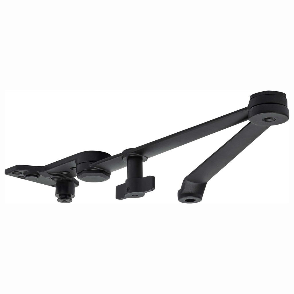 Door Closer Hold Open Arm With Cush N Stop - Powder Coated Matte Black ...