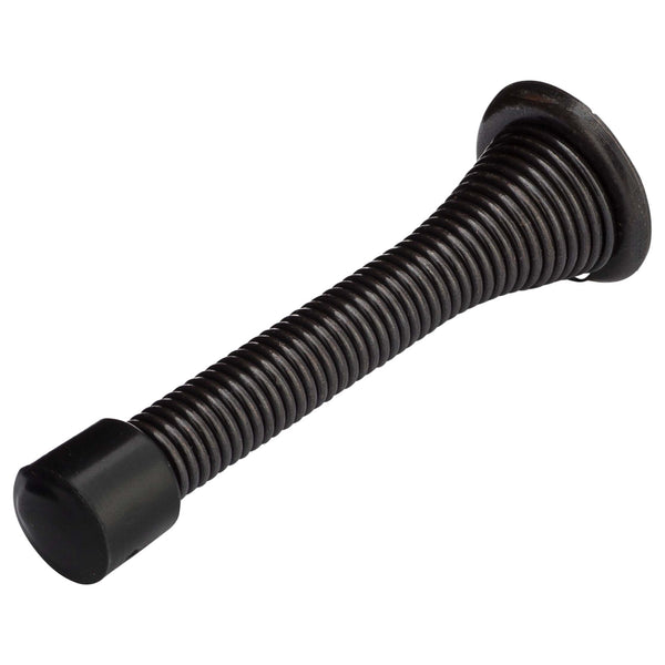 Spring Door Stop - Oil Rubbed Bronze - Harney Hardware