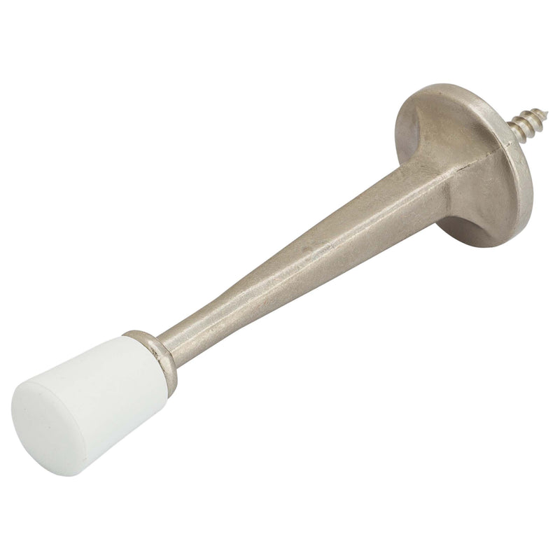 Cast Door Stop - Satin Nickel - Harney Hardware