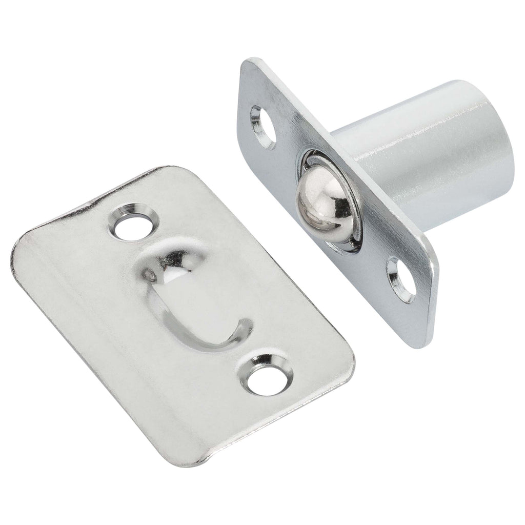 Cabinet Ball Catch - Chrome - Harney Hardware