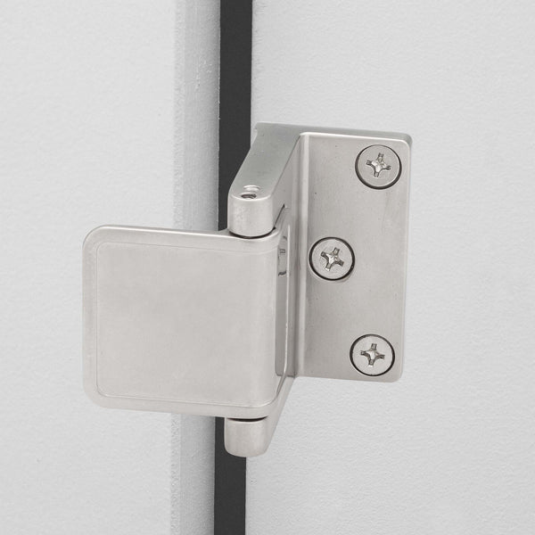 Security Door Guard - Satin Nickel - Harney Hardware