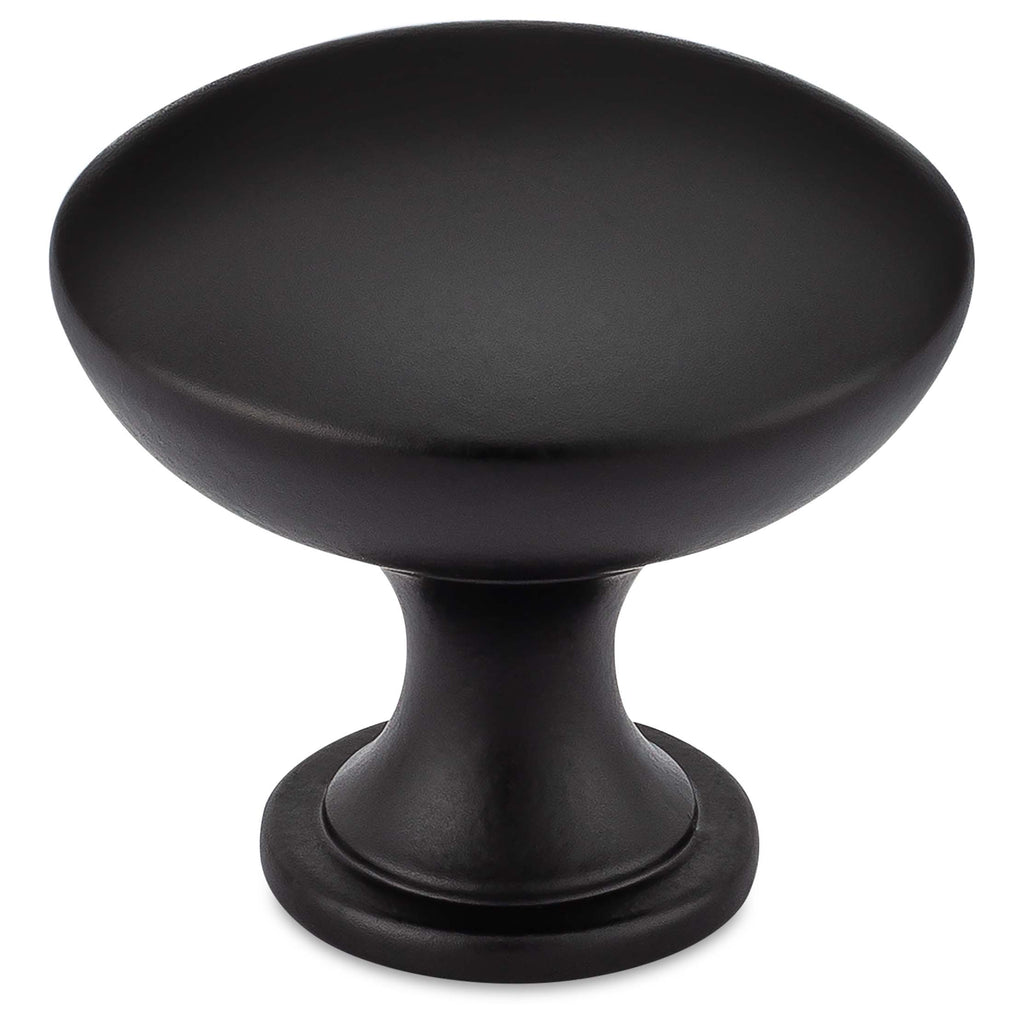 Cabinet Knob - Matte Black - Harney Hardware