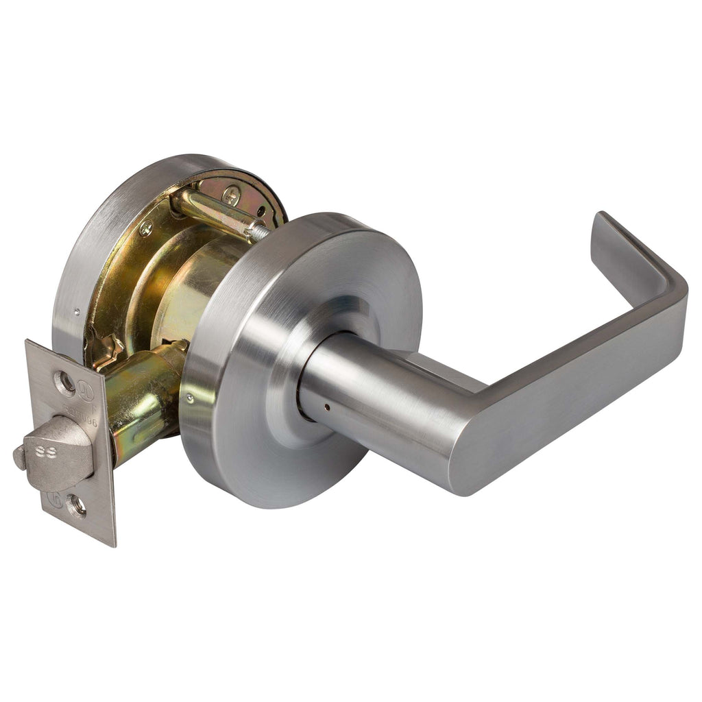 Commercial Door Lever Set Exit Connecting Room Function - Satin Chrome ...