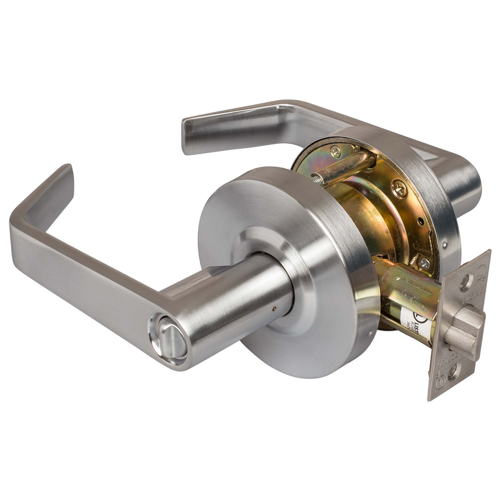 Commercial Door Lever Set Keyed / Entry Function - Satin Chrome ...