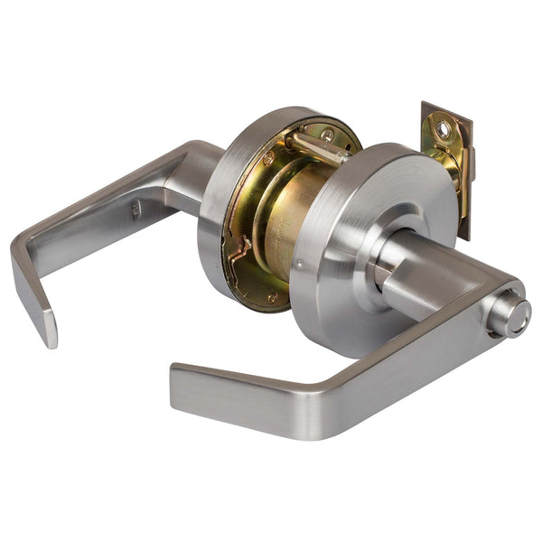 Commercial Door Lever Set Bed / Bath / Privacy Function - Satin Chrome ...