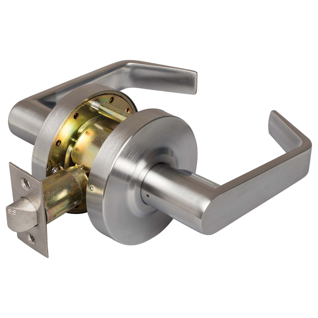 Commercial Door Lever Set Closet / Hall / Passage Function - Satin ...