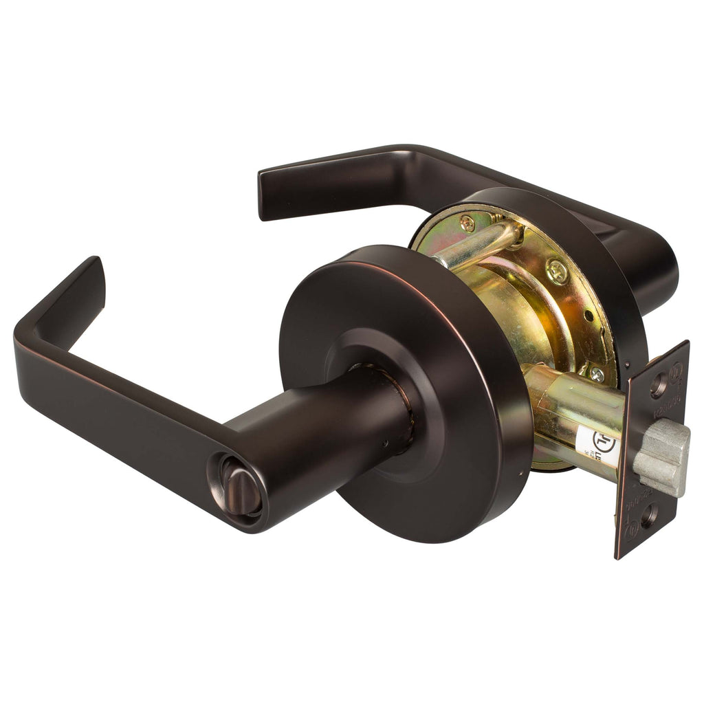 Commercial Door Lever Set Keyed / Entry Function - Oil Rubbed Bronze ...
