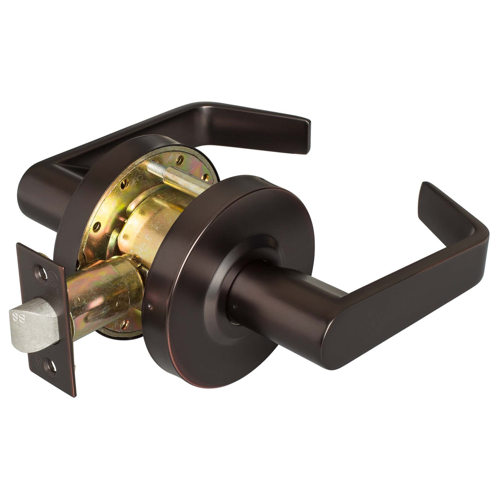 Commercial Door Lever Set Closet / Hall / Passage Function - Oil Rubbed ...