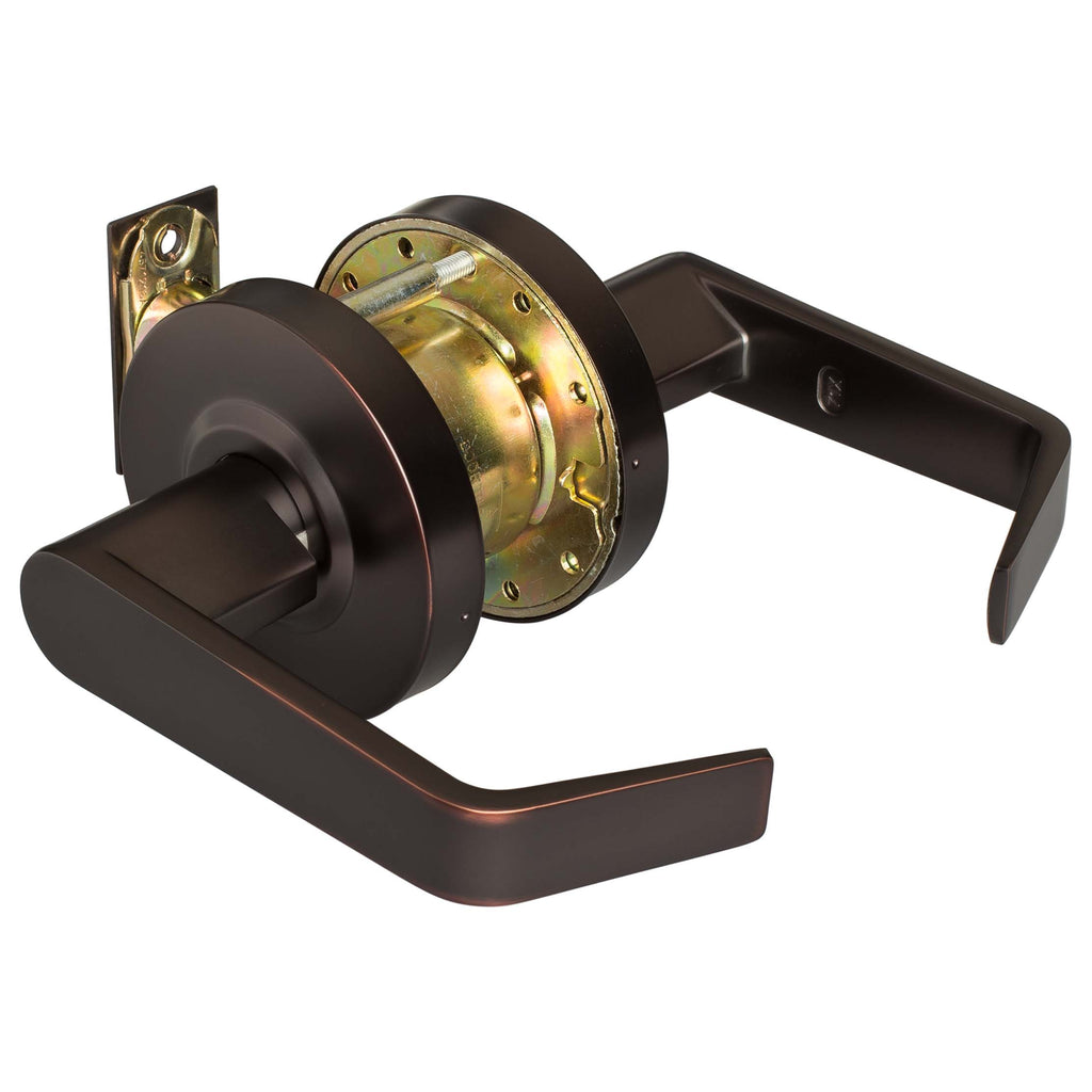 Commercial Door Lever Set Closet / Hall / Passage Function - Oil Rubbed ...