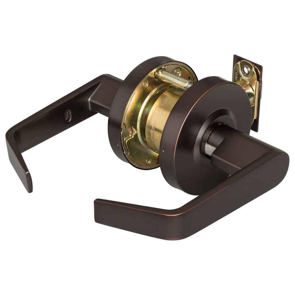 Commercial Door Lever Set Closet / Hall / Passage Function - Oil Rubbed ...