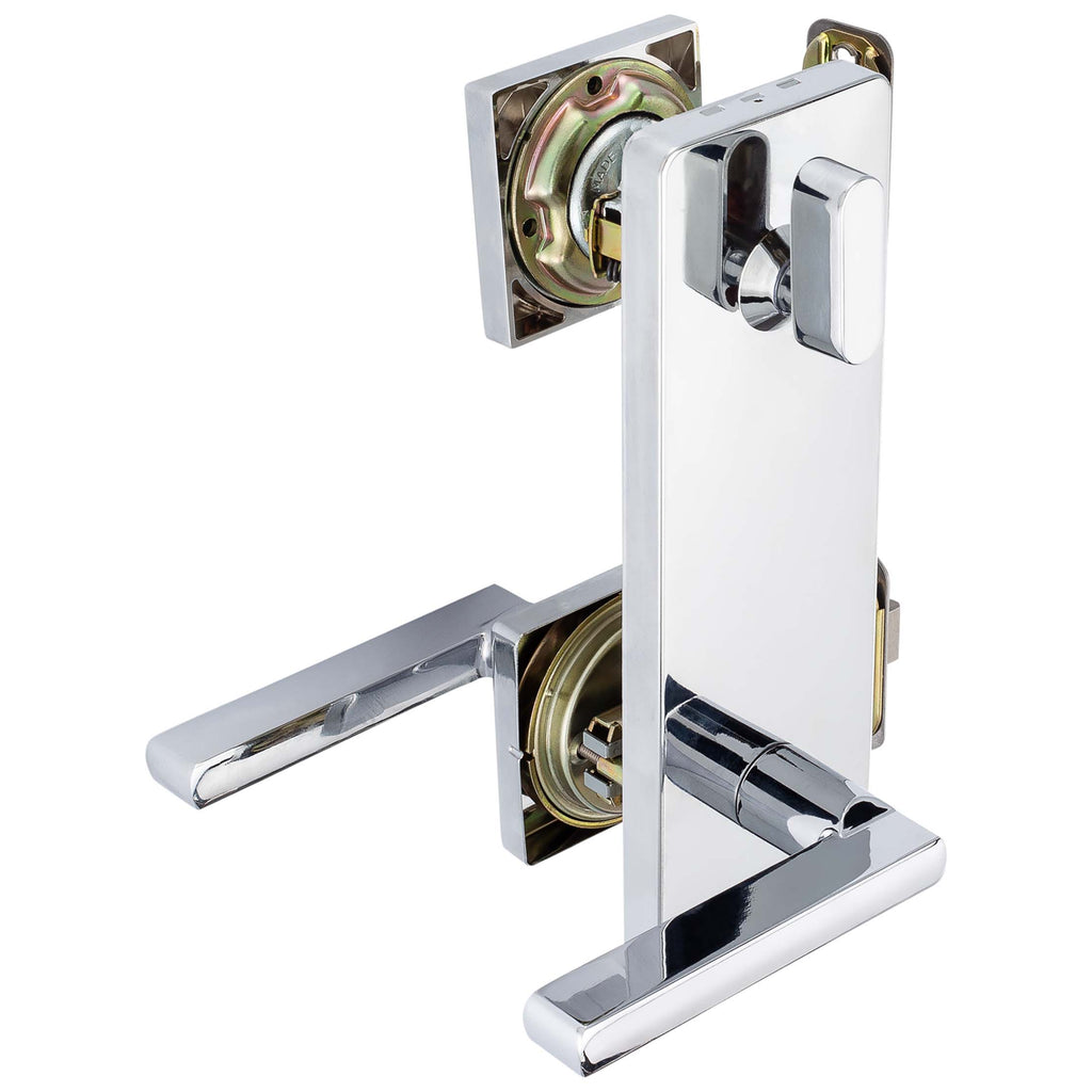 Interconnected Door Lock Reversible Passage Lever - Chrome - Harney ...