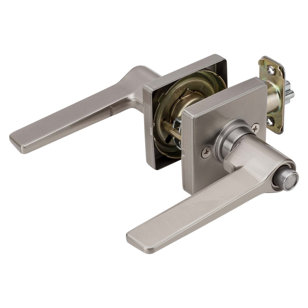 Door Lever Set Keyed / Entry Function Contemporary Style Palm ...