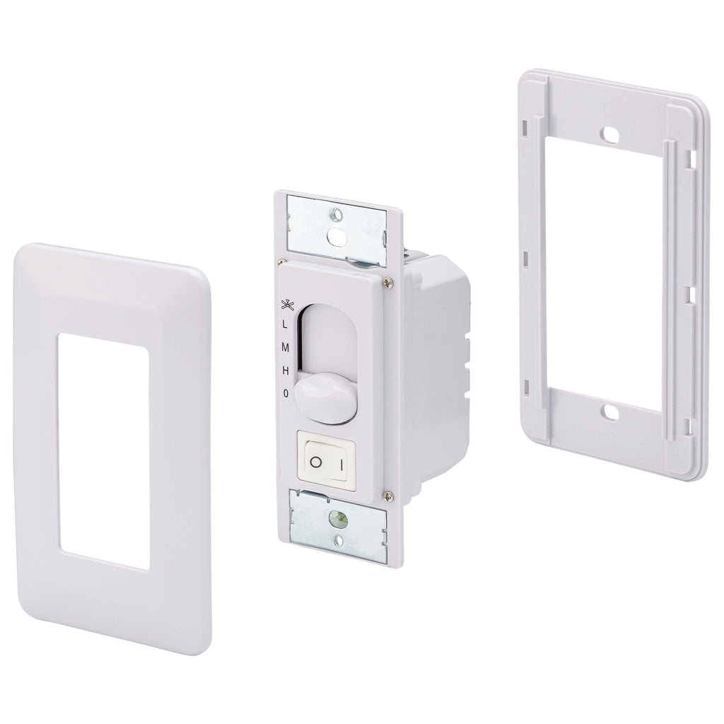 Ceiling Fan Wall Control Switch - White - Harney Hardware