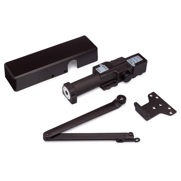 Commercial Door Closer - Powder Coated Bronze - Harney Hardware