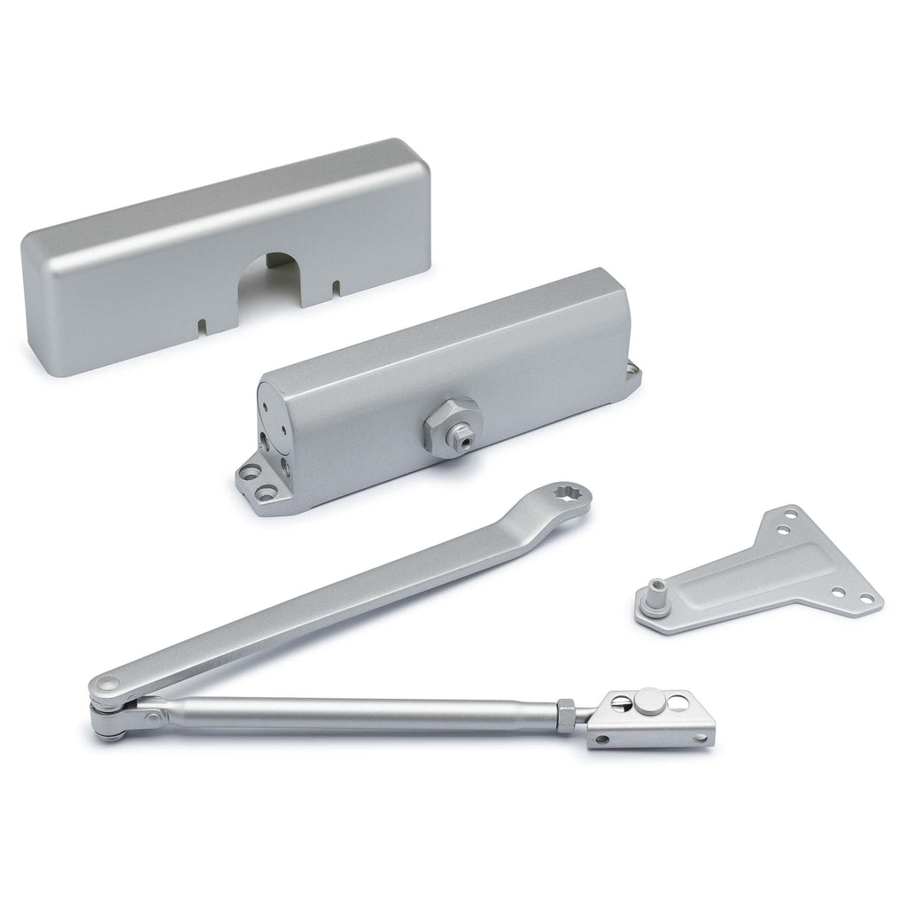 Commercial Door Closer - Powder Coated Aluminum - Harney Hardware