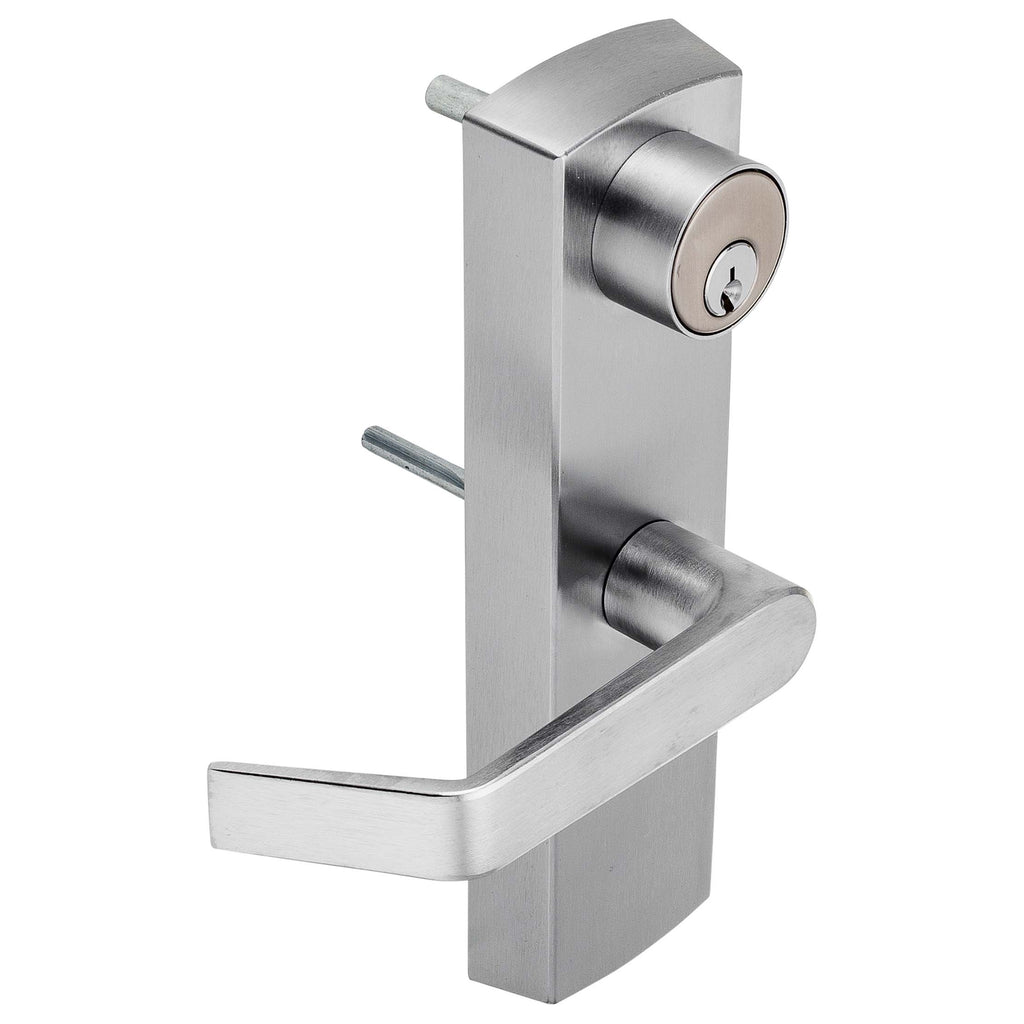 Panic Exit Device Classroom / Keyed Function Escutcheon Lever Trim ...