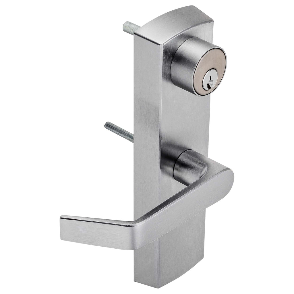 Panic Exit Device Storeroom / Keyed Function Escutcheon Lever Trim ...