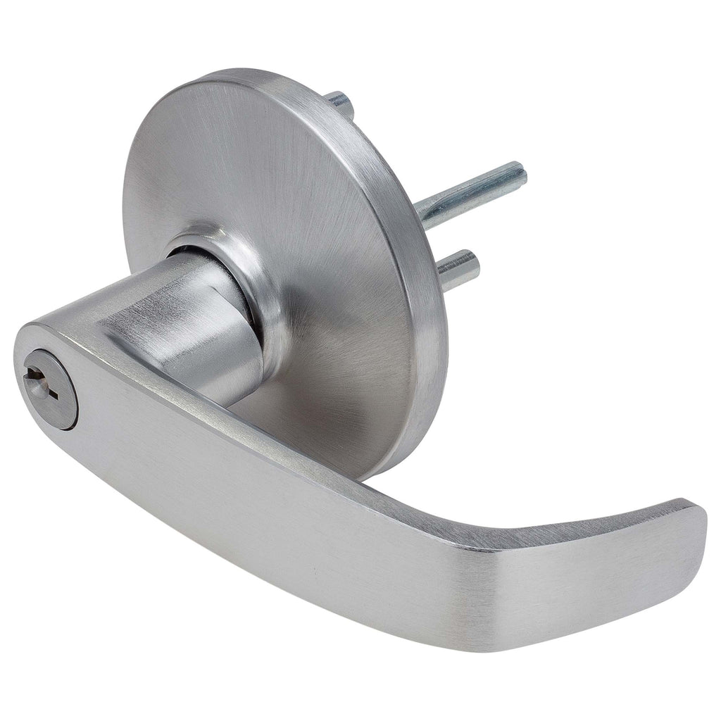 Panic Exit Device Classroom / Keyed Function Lever Trim - Satin Chrome ...