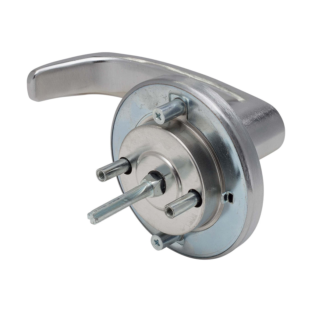 Panic Exit Device Storeroom / Keyed Function Lever Trim - Satin Chrome ...