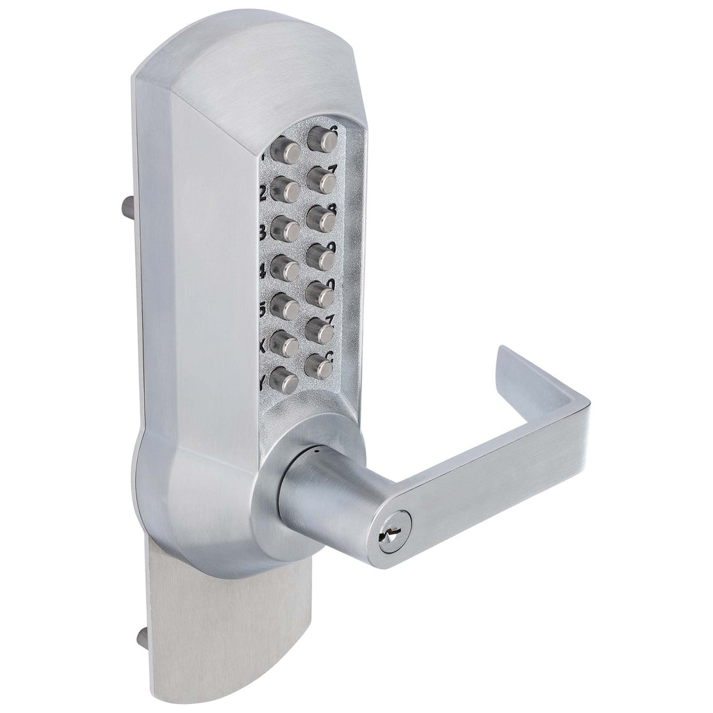 Panic Exit Device Storeroom / Keyed Function Mechanical Keyless Lever ...